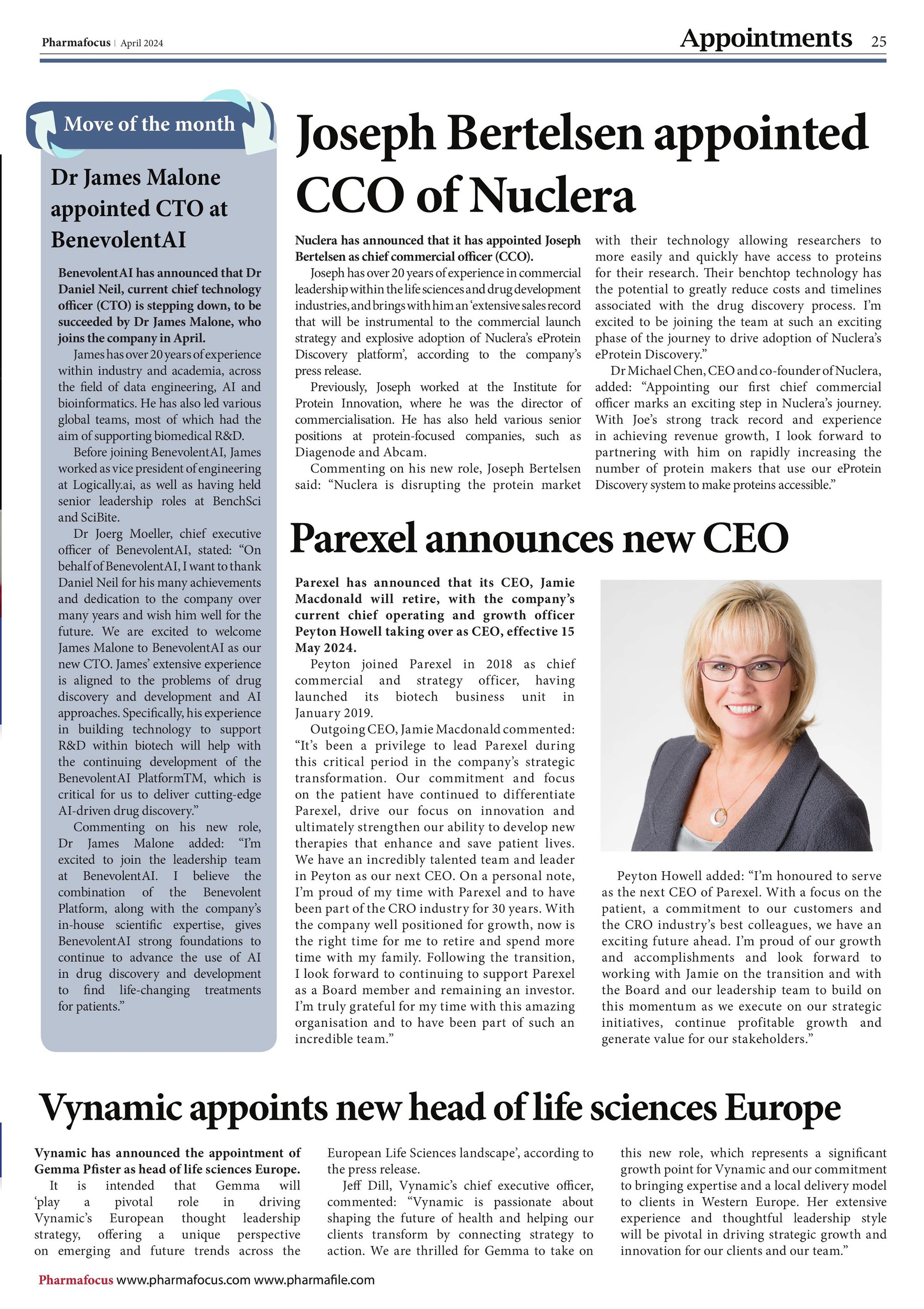 Dr James Malone appointed CTO at BenevolentAI