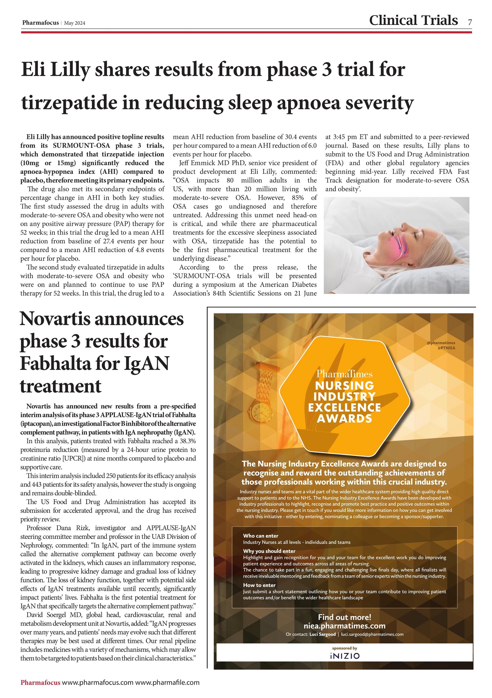 Novartis announces phase 3 results for Fabhalta for IgAN treatment