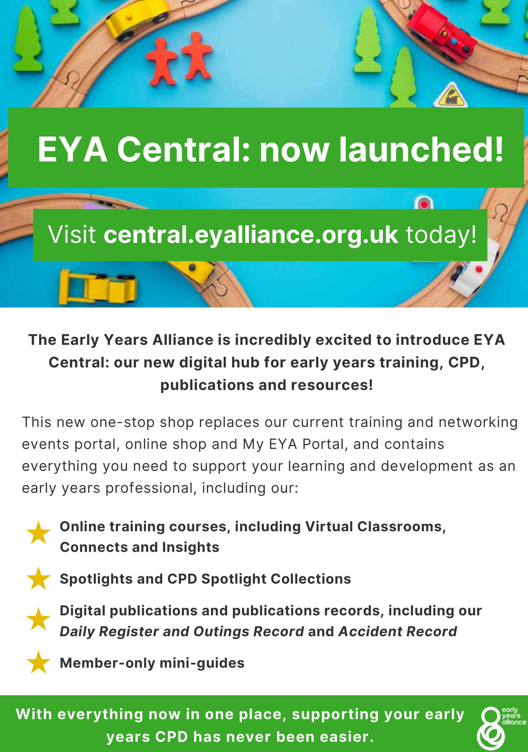 EYA Central: Now launched!