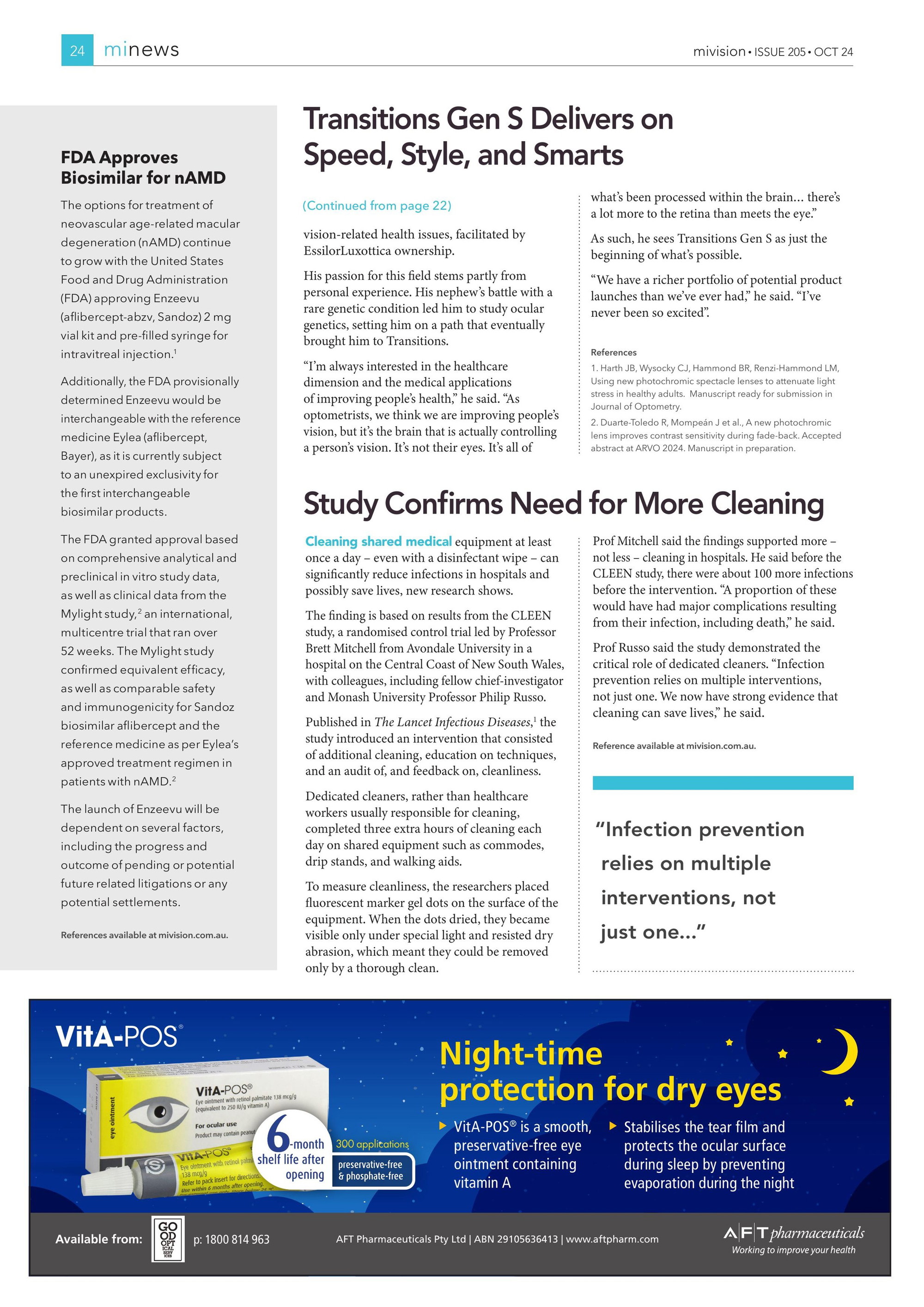 FDA Approves Biosimilar for nAMD