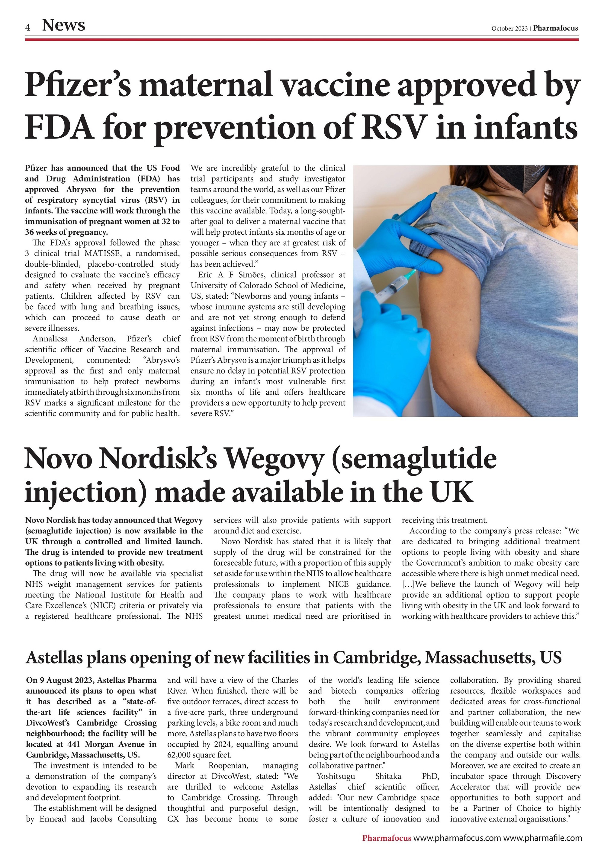Novo Nordisk’s Wegovy (semaglutide injection) made available in the UK