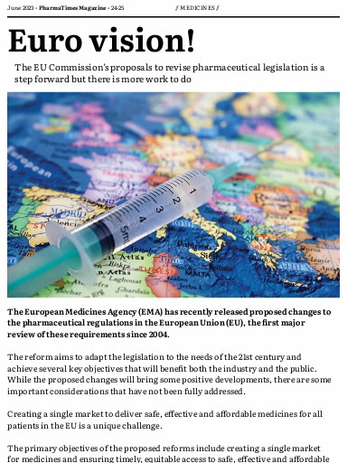 24-25 - MEDICINES: Euro vision!