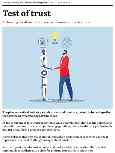 PHARMA - Test of trust
