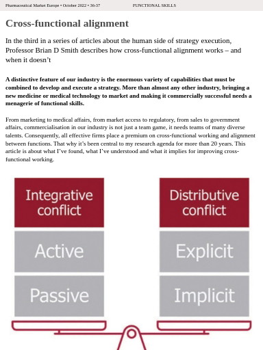 36-37 - FUNCTIONAL SKILLS - Cross-functional alignment