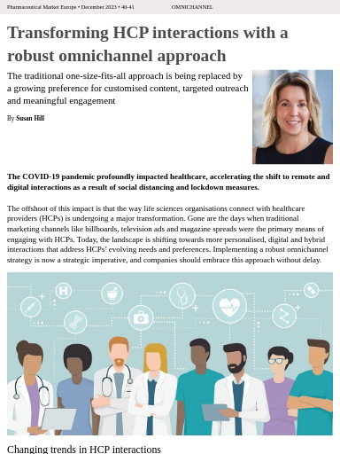 40-41 - OMNICHANNEL - Transforming HCP interactions with a robust ...