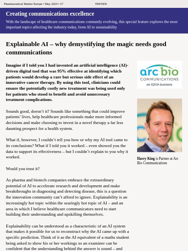 TRENDS: arc bio communications