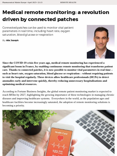 22-23 REMOTE HEALTH - Medical remote monitoring: a revolution driven by ...