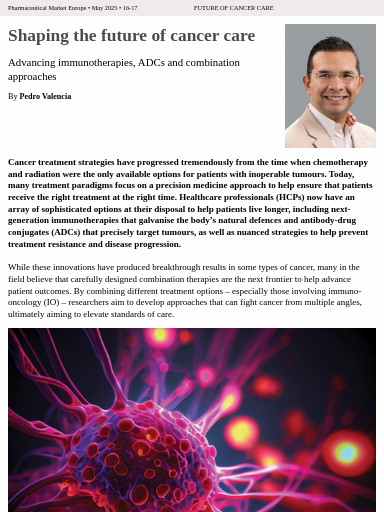 16-17 FUTURE OF CANCER CARE - Shaping the future of cancer care