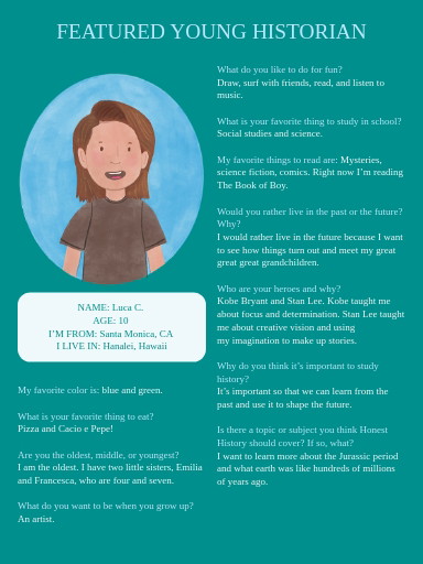 Featured Young Historian