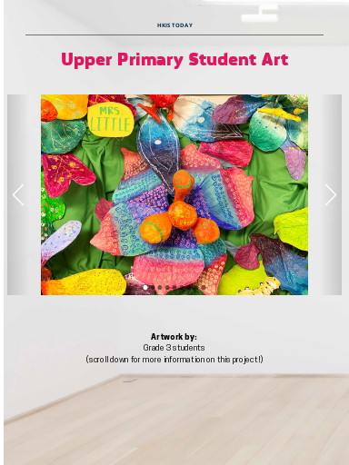 Student Art - Upper Primary
