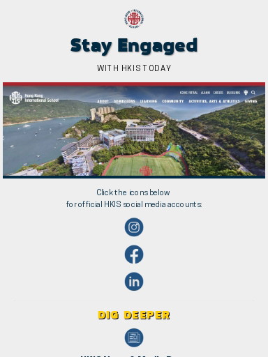 Stay Engaged with HKIS