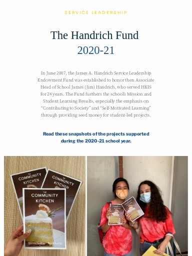 The Handrich Fund 2020-21