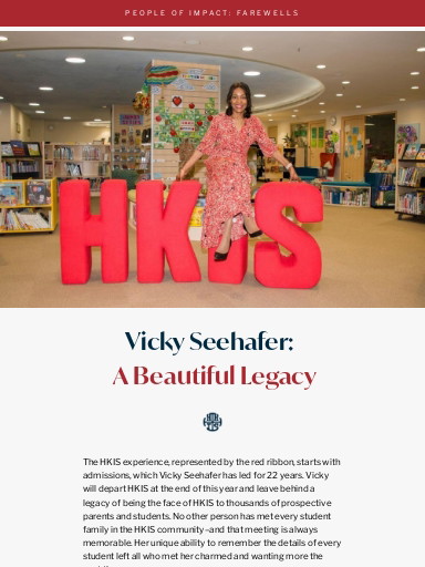 Vicky Seehafer: A Beautiful Legacy