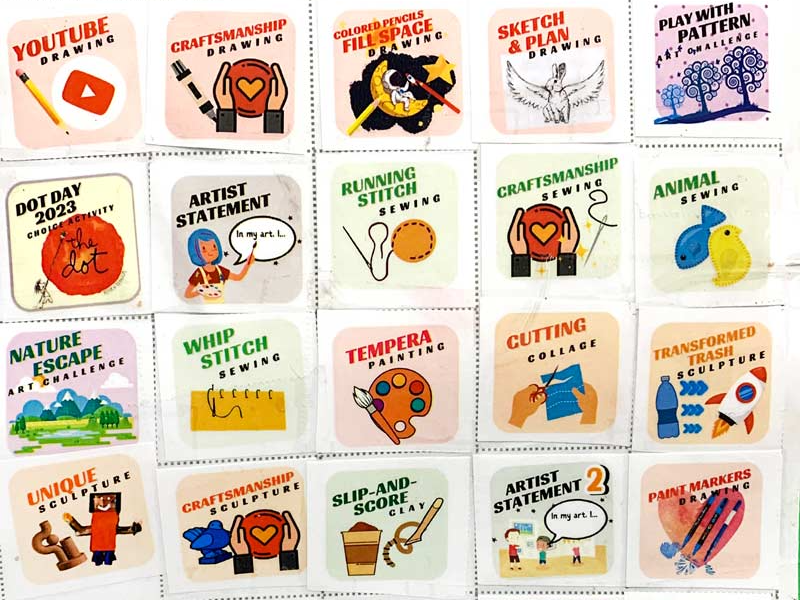 Managing the Art Room: How Badges Inspire Student Choice