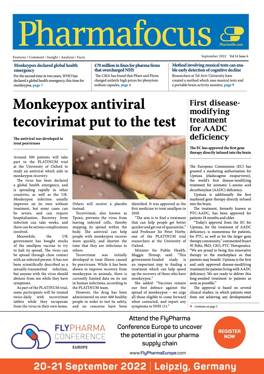 Pharmafocus - September 2022